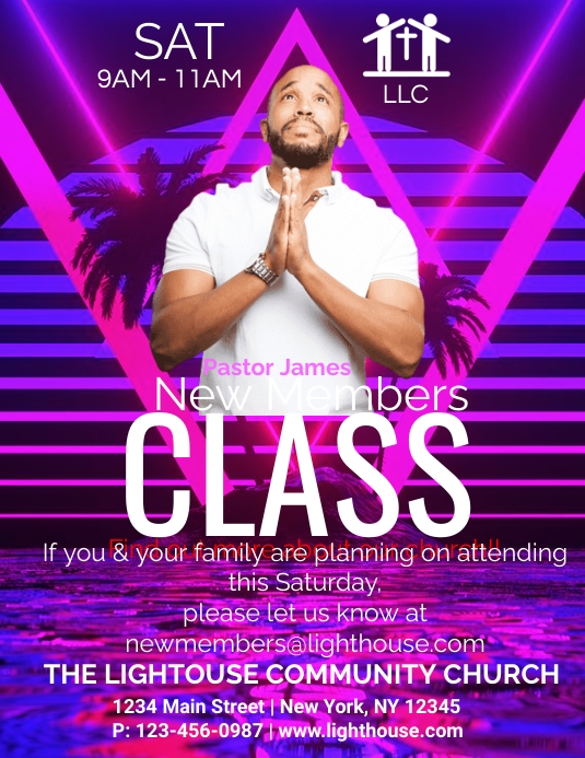 Membership Classes Church Flyer , New Members Template | PosterMyWall