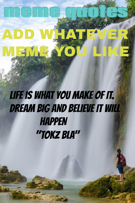 MEME QUOTES Template | PosterMyWall