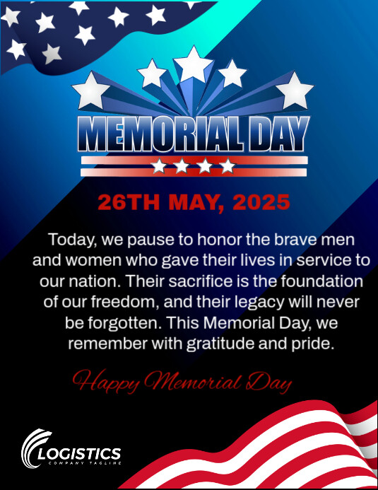 Memorial Day Ad Template | PosterMyWall