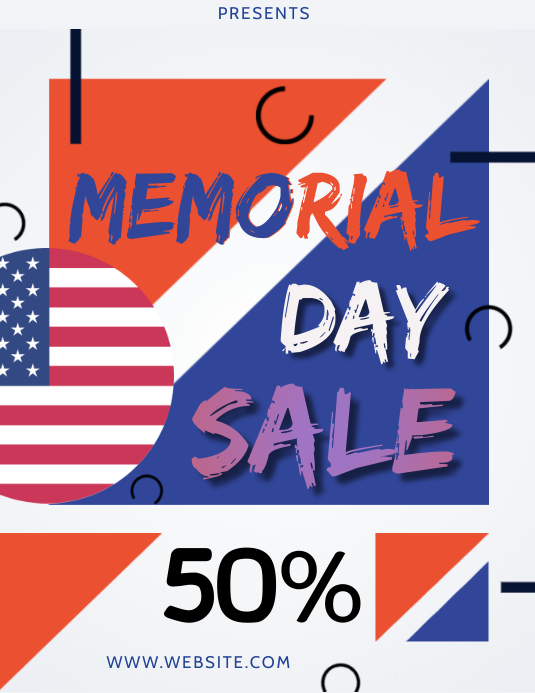 MEMORIAL DAY ad FLYER TEMPLATE | PosterMyWall
