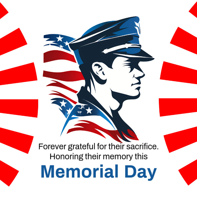 Memorial Day Banner Template | PosterMyWall