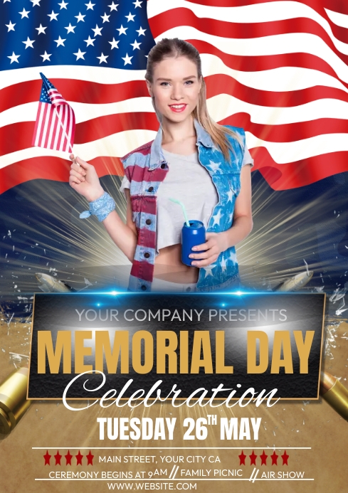Copy of Memorial Day Celebration | PosterMyWall