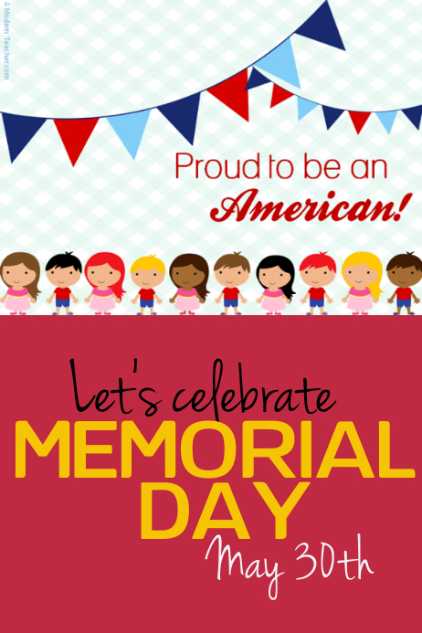 Memorial Day Celebration Template | PosterMyWall