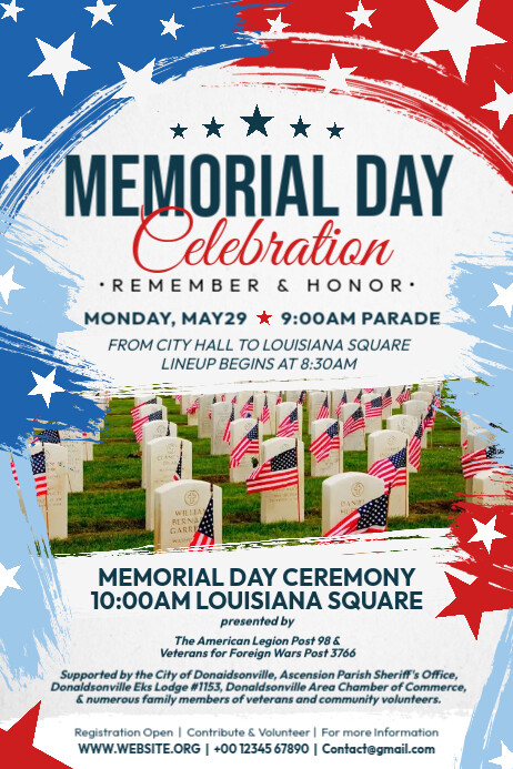 Copy of Memorial Day Celebration Template | PosterMyWall