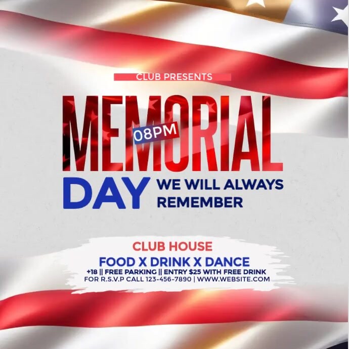 Memorial Day Concert Template | PosterMyWall