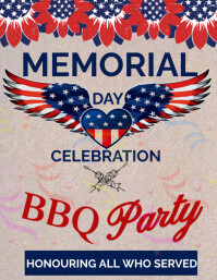 Memorial Day Cookout Template | PosterMyWall