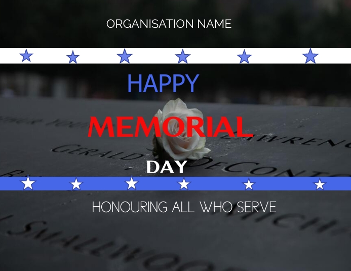 Memorial Day Template | PosterMyWall
