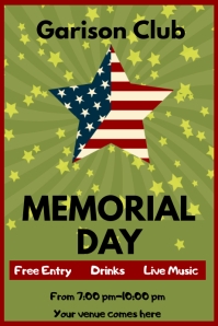 Memorial service poster Template | PosterMyWall