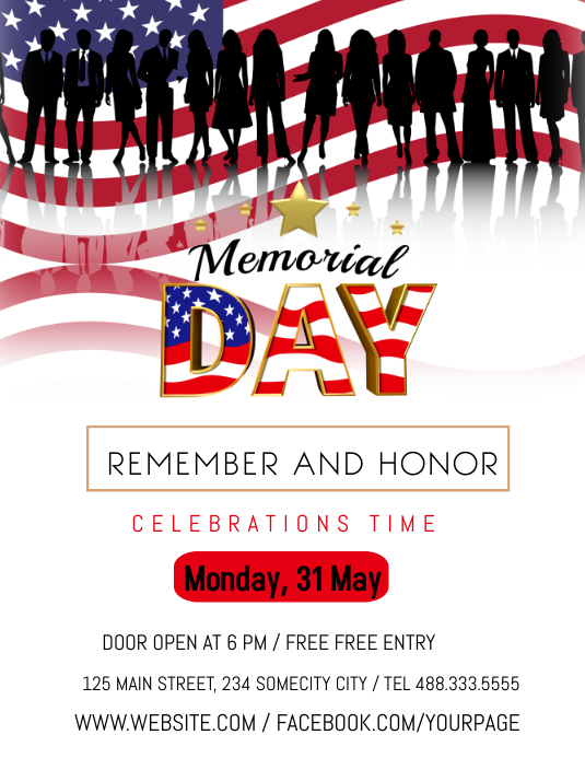 memorial day Template | PosterMyWall