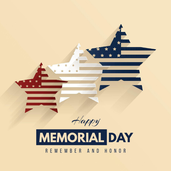 Memorial Day Template | PosterMyWall