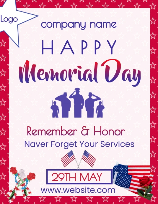 memorial day Template | PosterMyWall