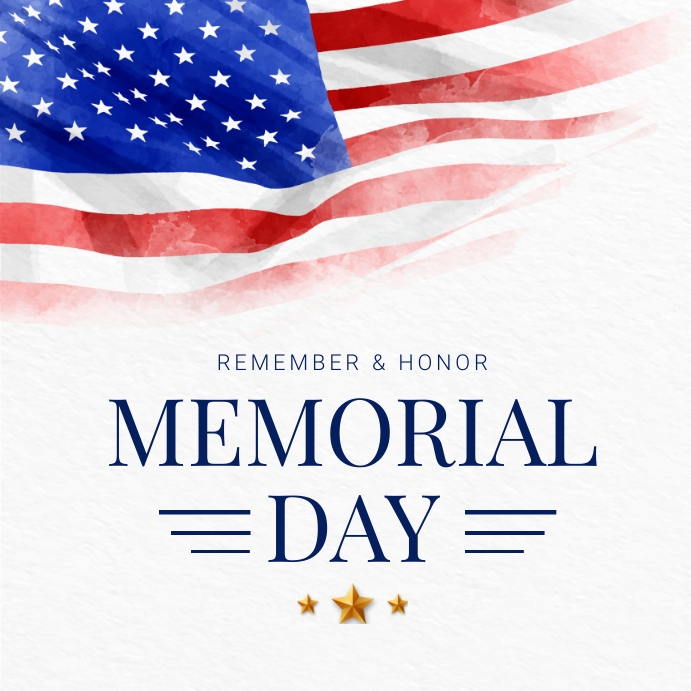 Memorial Day Template | PosterMyWall