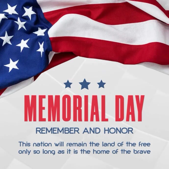 Memorial Day Event Ads Template | PosterMyWall