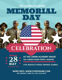 Memorial Day Event Flyer Template | PosterMyWall