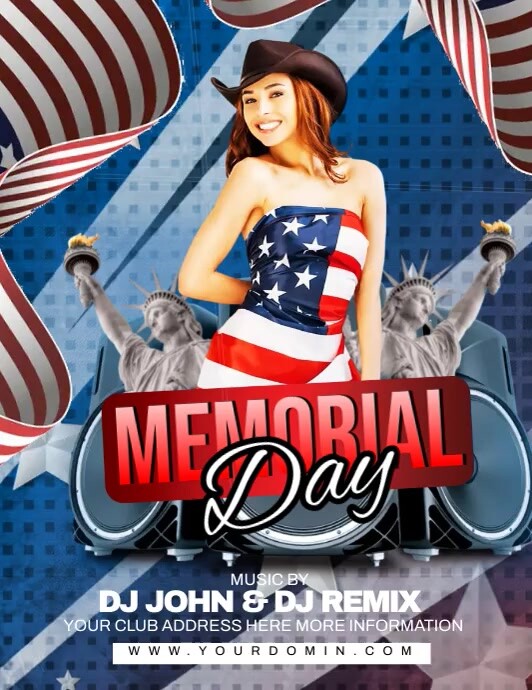 Memorial Day Flyer (us Letter) Template | PosterMyWall