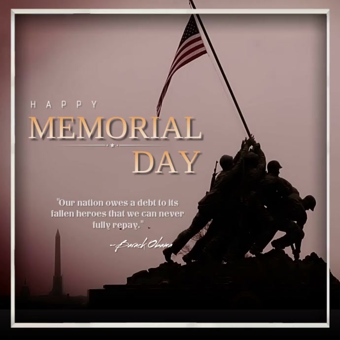 Plantilla de memorial day instagram post | PosterMyWall