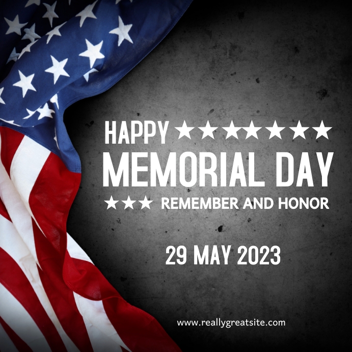 Memorial Day Instagram post. Template | PosterMyWall