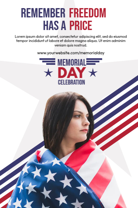 Modèle Memorial Day Poster Ads | PosterMyWall