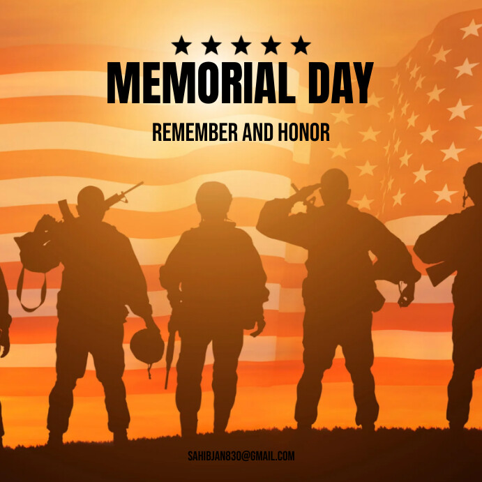 memorial day poster Templat | PosterMyWall