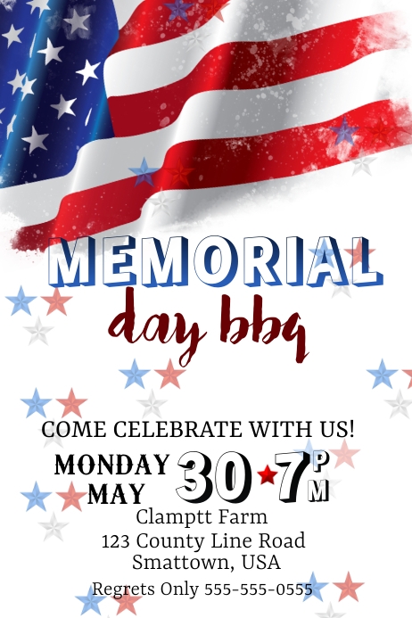 Copy of Memorial Day Poster | PosterMyWall