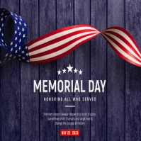 memorial day business announcement ad Template | PosterMyWall