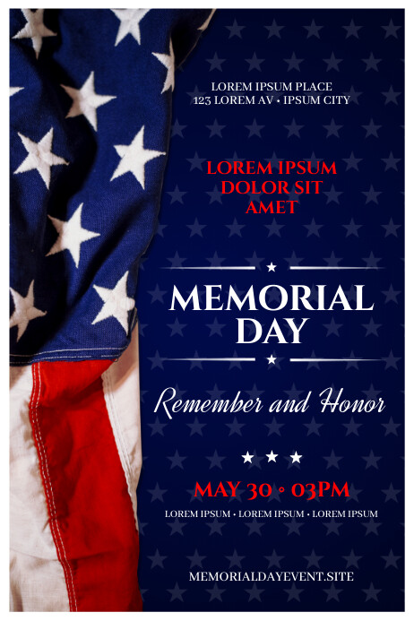 Copy of MEMORIAL DAY POSTER | PosterMyWall
