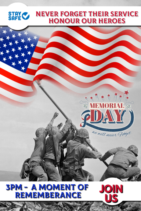 MEMORIAL DAY Remembrance Template | PosterMyWall