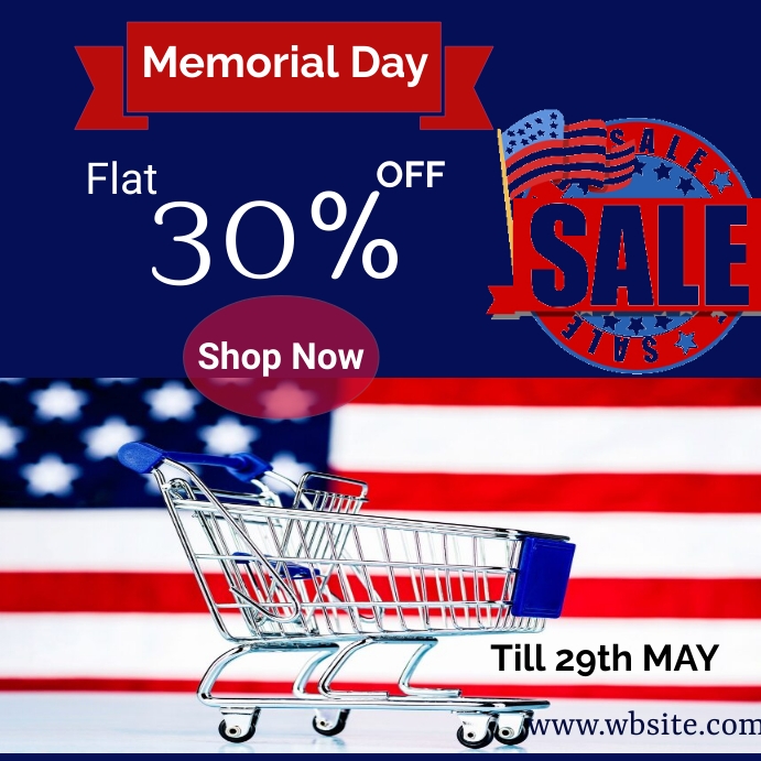 Plantilla de Memorial day sale | PosterMyWall
