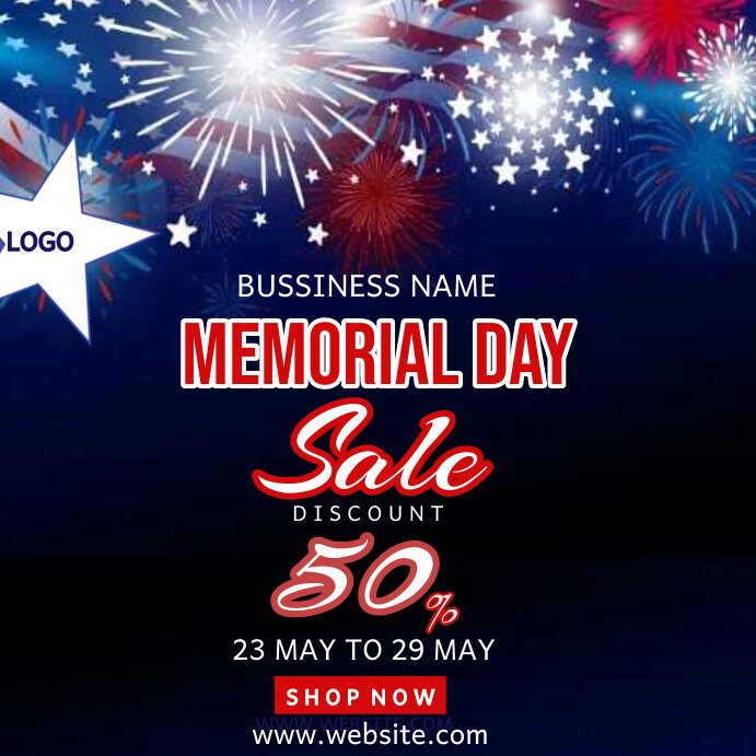 memorial day sale Template | PosterMyWall