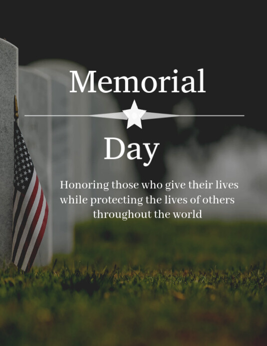 Memorial day template 2025 | PosterMyWall