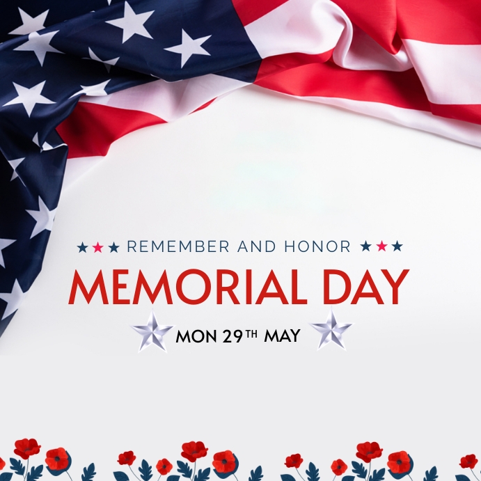 Memorial Day Template | PosterMyWall