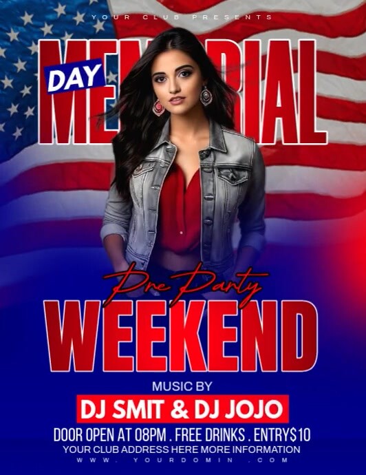 Memorial day weekend Template | PosterMyWall