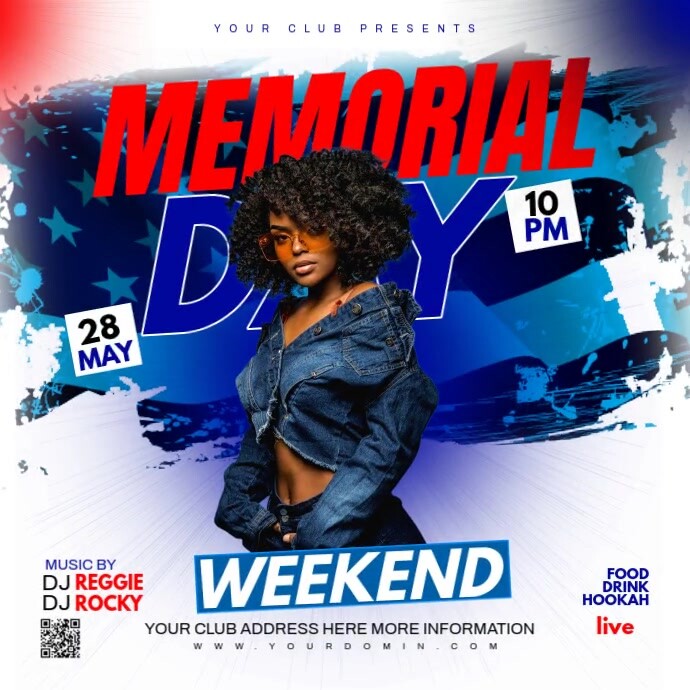 Memorial day weekend Template | PosterMyWall