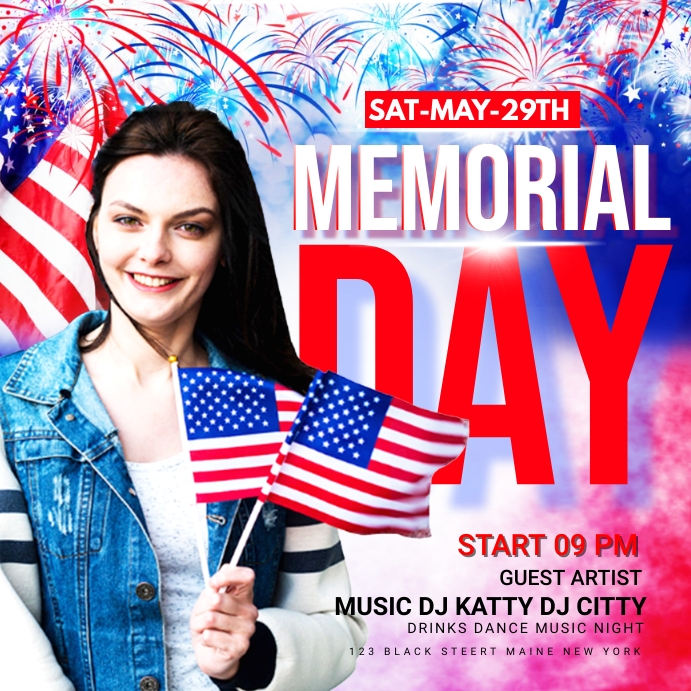 Memorial Day Weekend Flyer Template | PosterMyWall