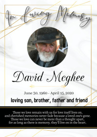 memorial flyer template | PosterMyWall