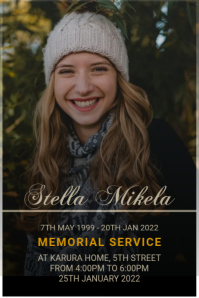 Modèle Affiche Funéraire | PosterMyWall