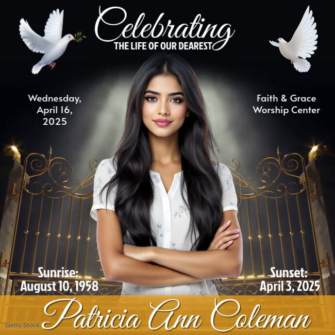 Memorial Funeral Announcement Flyer, Funeral Template | PosterMyWall