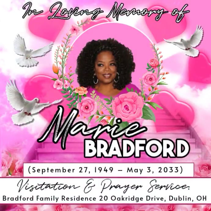 Memorial Funeral Announcement Flyer, Funeral Template | PosterMyWall