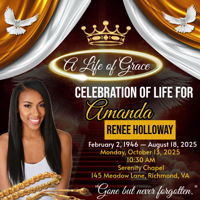 Memorial Funeral Announcement Flyer, Funeral Template | PosterMyWall