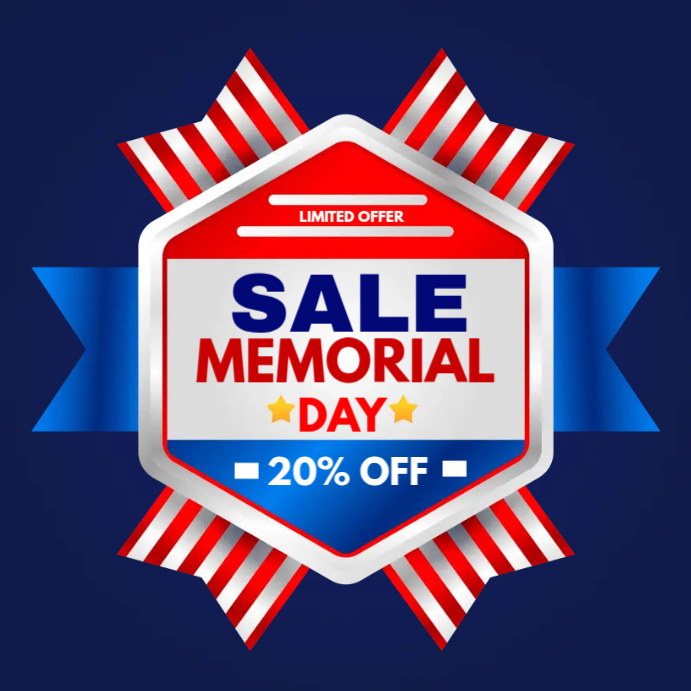 Memorial Sale Template | PosterMyWall