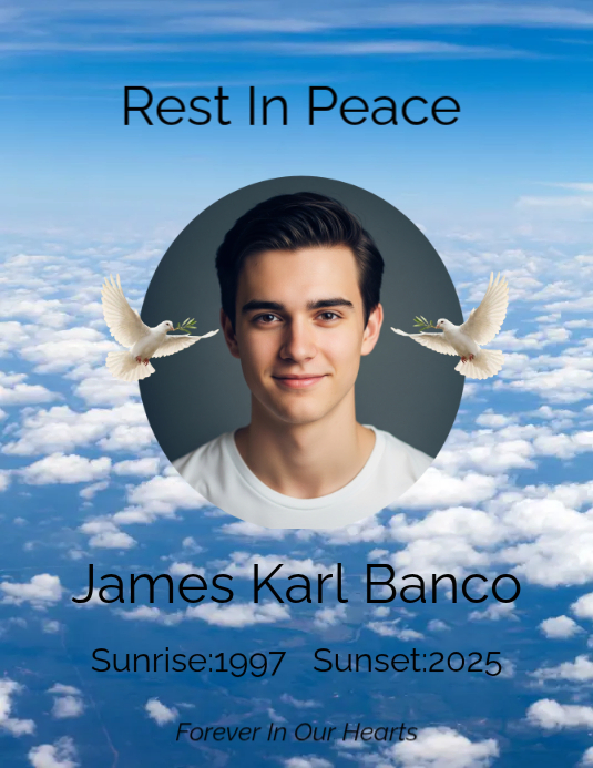 Plantilla de Memorial Tribute Poster - Rest In Peace | PosterMyWall