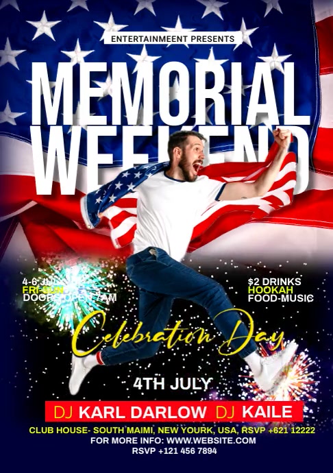 Copy of MEMORIAL WEEKEND | PosterMyWall