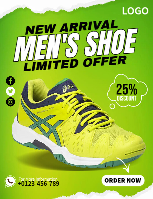 Men;s Shoe Ads Template | PosterMyWall