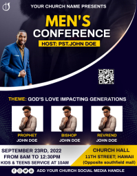 men's conference Template | PosterMyWall