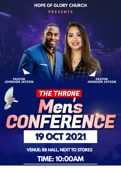 Men's conference Template | PosterMyWall