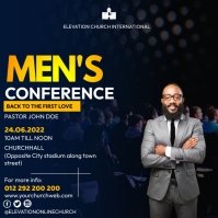 men's conference flyer Template | PosterMyWall