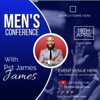 men's conference flyer Template | PosterMyWall