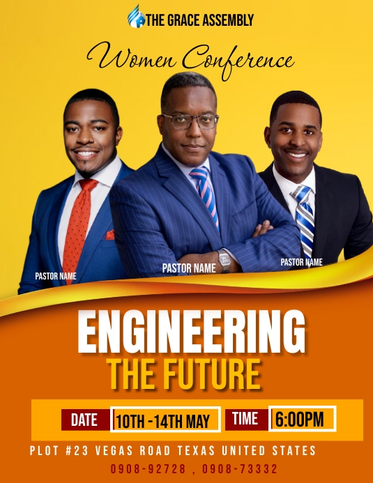 Copy of Men's conference | PosterMyWall