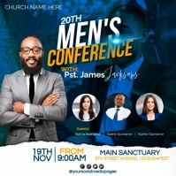 men's conference flyer Template | PosterMyWall