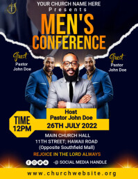 Men's Conference Template | PosterMyWall